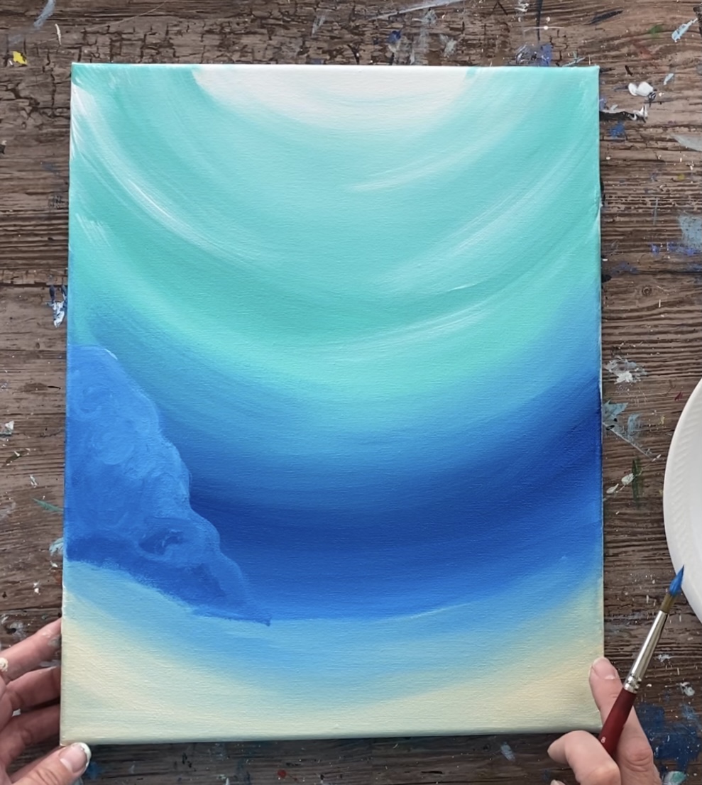 Under The Sea Painting - Step By Step Acrylic Tutorial For Beginners