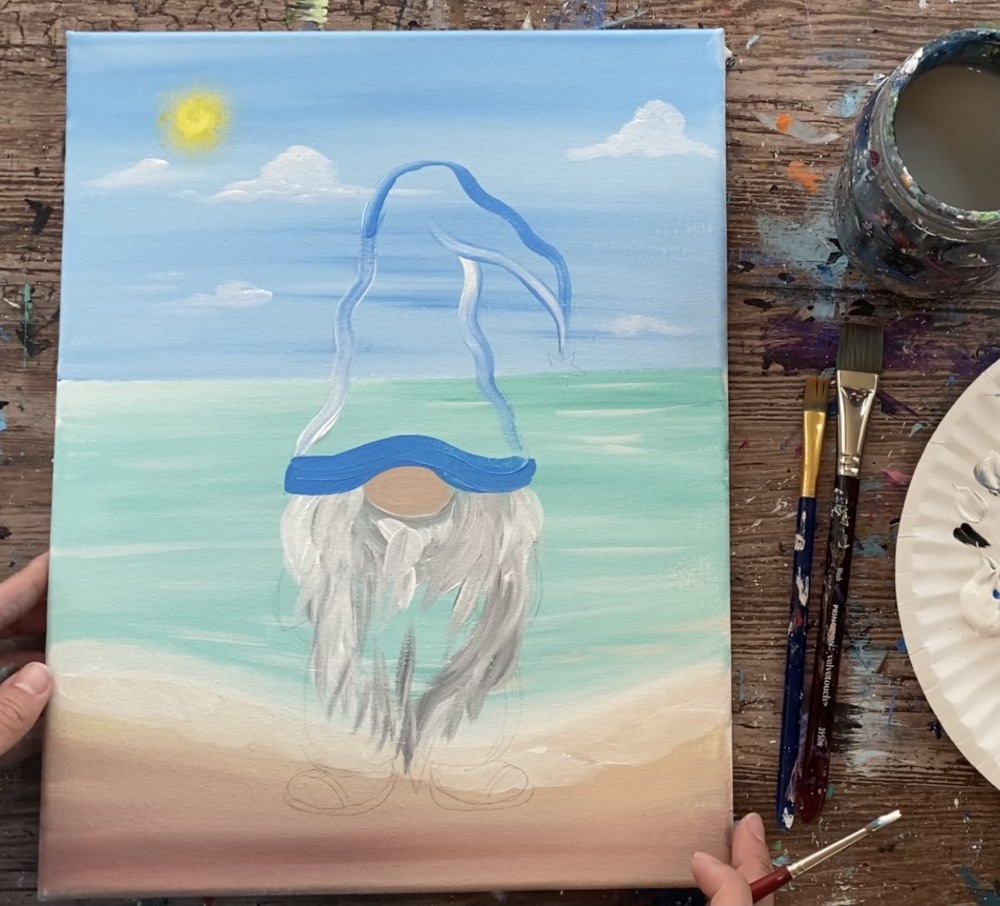 Summer Gnome Painting Tutorial - Tracie Kiernan - Step By Step Painting