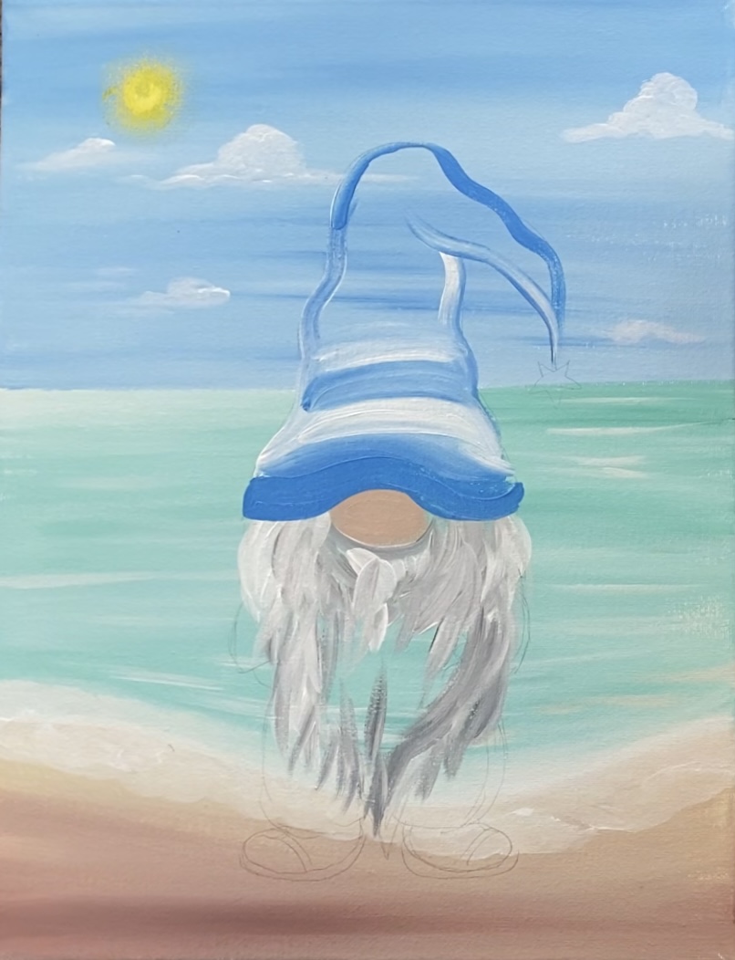Summer Gnome Painting Tutorial - Tracie Kiernan - Step By Step Painting
