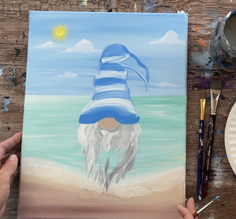 Summer Gnome Painting Tutorial - Tracie Kiernan - Step By Step Painting
