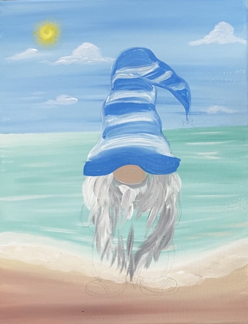 Summer Gnome Painting Tutorial - Tracie Kiernan - Step By Step Painting