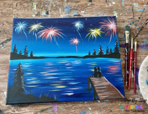 "Spectacular Lake" Painting Tutorial - Tracie Kiernan - Step By Step ...