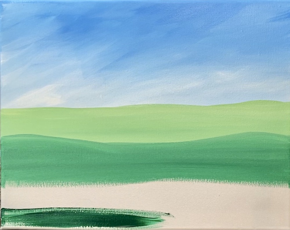 Sunflower Farm Acrylic Painting Tutorial - Tracie Kiernan - Step By ...