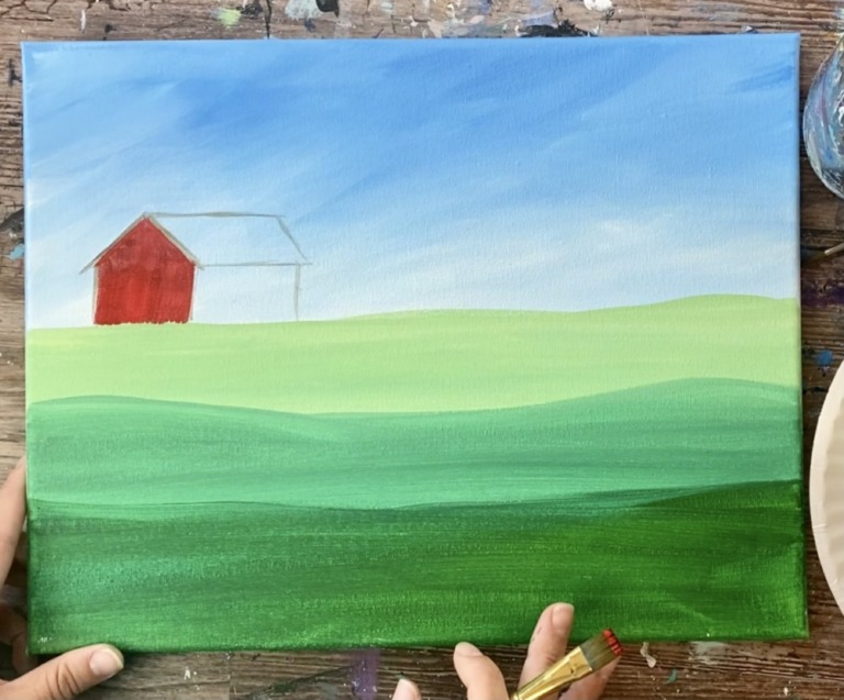 Sunflower Farm Acrylic Painting Tutorial - Tracie Kiernan - Step By ...