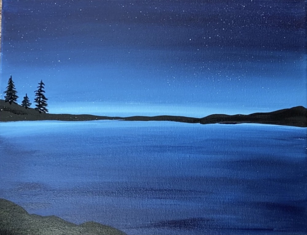 "Spectacular Lake" Painting Tutorial - Tracie Kiernan - Step By Step ...