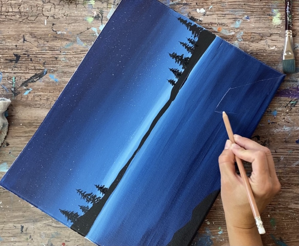 "Spectacular Lake" Painting Tutorial - Tracie Kiernan - Step By Step ...