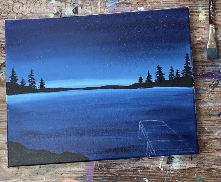 "Spectacular Lake" Painting Tutorial - Tracie Kiernan - Step By Step ...