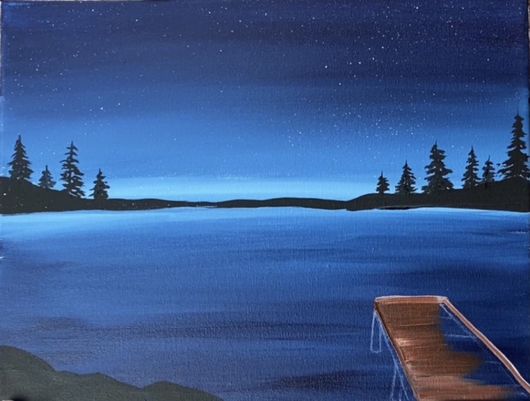 "Spectacular Lake" Painting Tutorial - Tracie Kiernan - Step By Step ...