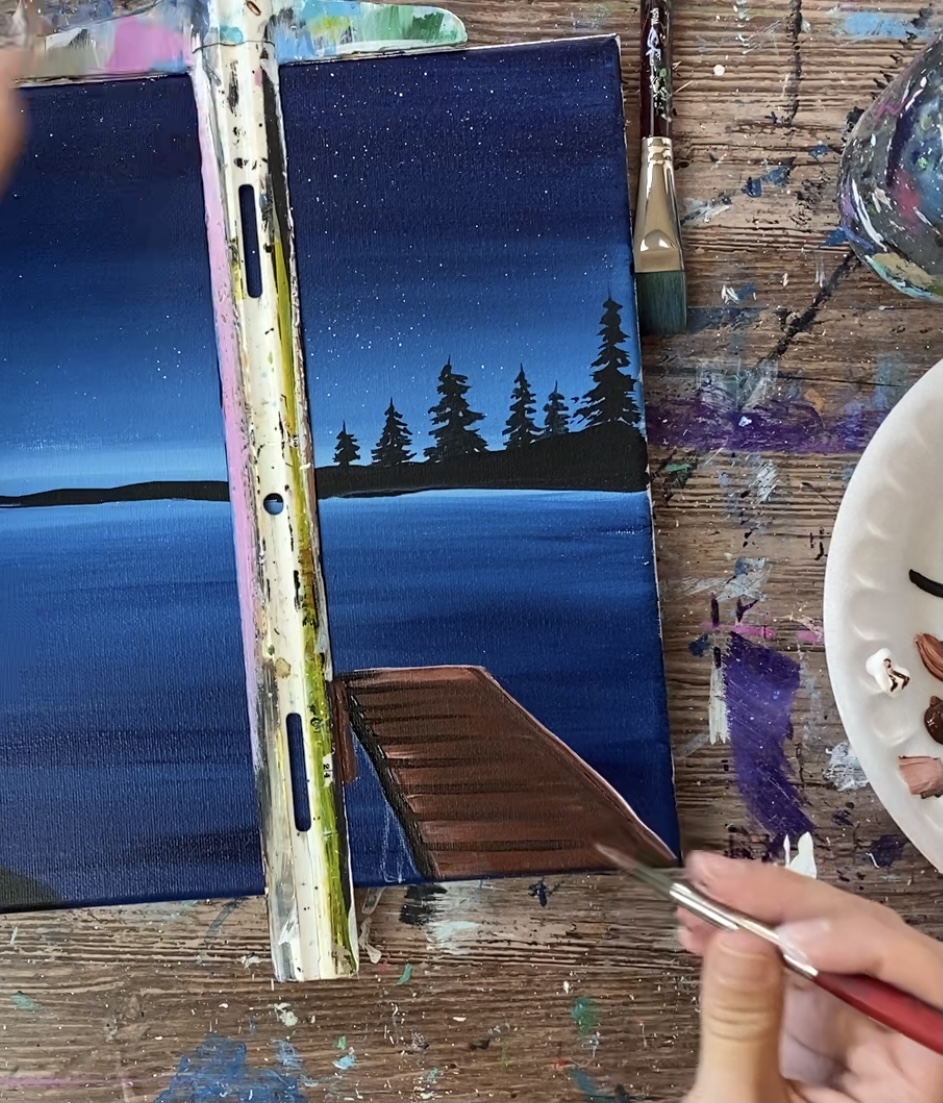 "Spectacular Lake" Painting Tutorial - Tracie Kiernan - Step By Step ...