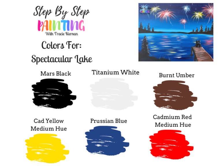"Spectacular Lake" Painting Tutorial - Tracie Kiernan - Step By Step ...