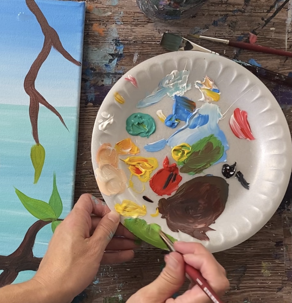 Tropical Macaw Parrot Painting - Tracie Kiernan - Step By Step Painting