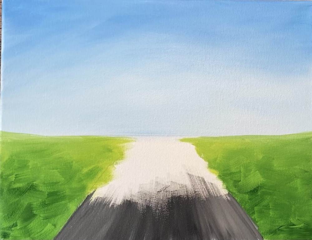 Bus Painting - Step By Step Acrylic Tutorial Online For Beginners