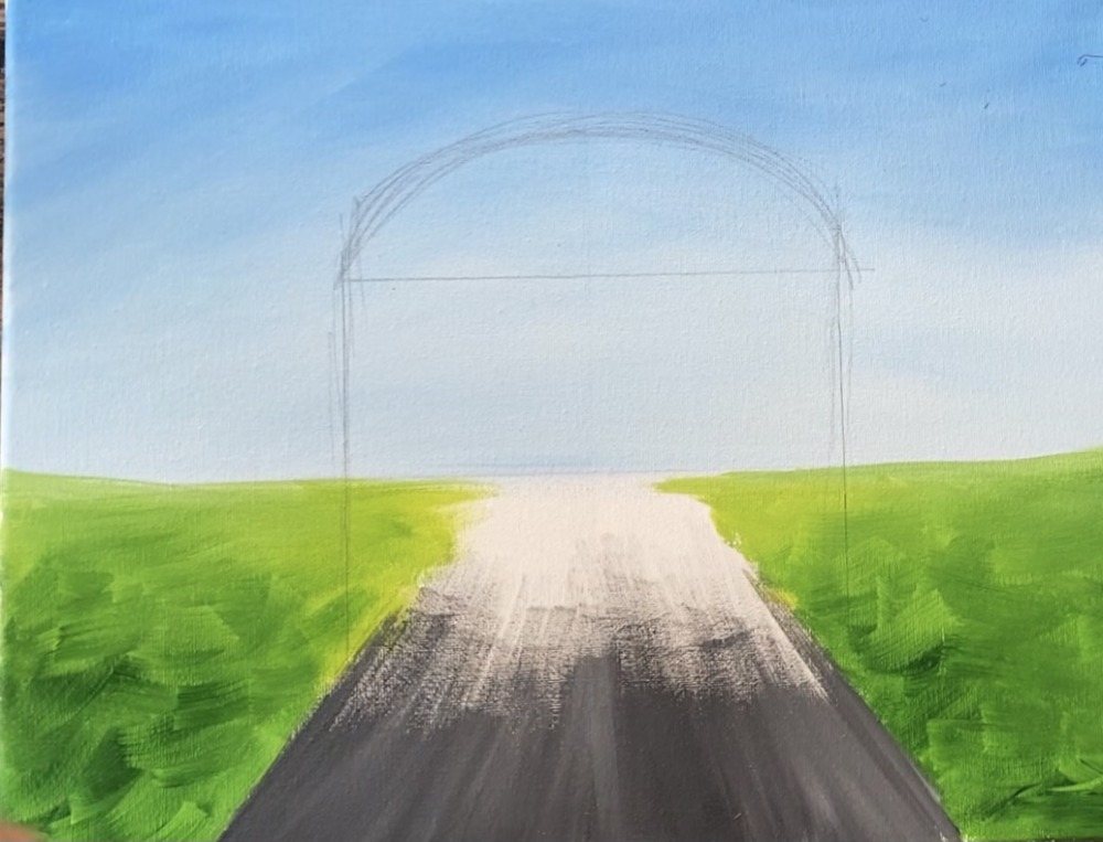 Bus Painting - Step By Step Acrylic Tutorial Online For Beginners