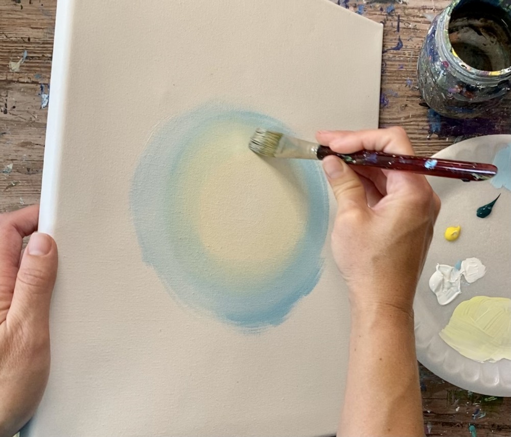 Lantern Painting - Fall Night - Step By Step Acrylic Tutorial Online