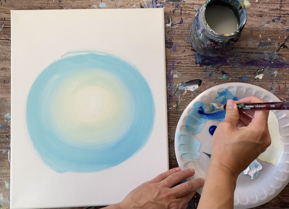 Lantern Painting - Fall Night - Step By Step Acrylic Tutorial Online