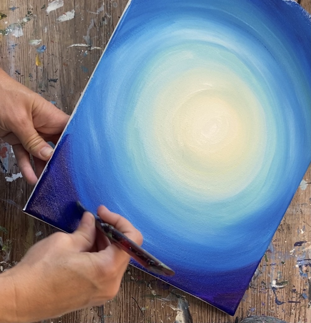 Lantern Painting - Fall Night - Step By Step Acrylic Tutorial Online