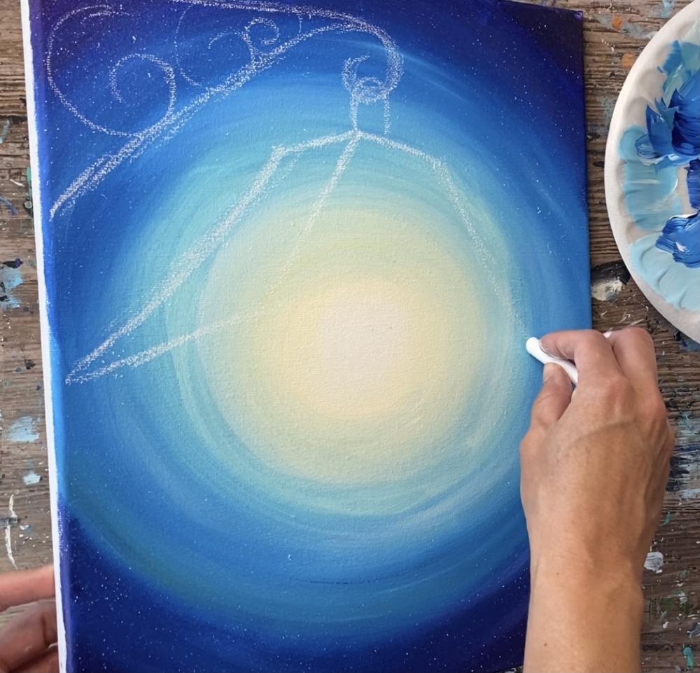 Lantern Painting - Fall Night - Step By Step Acrylic Tutorial Online