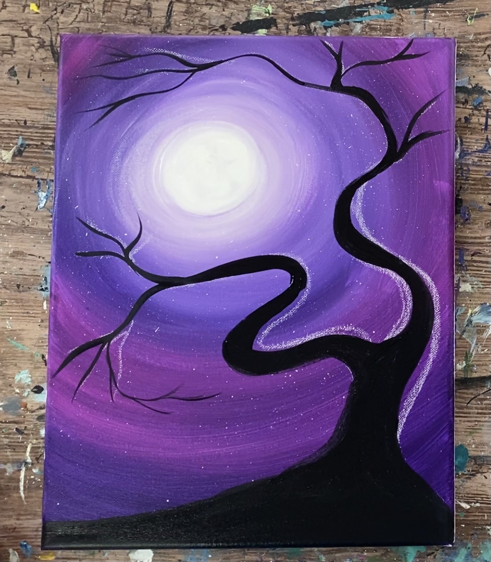 "Fall Night Whimsy Owl" Acrylic Painting Tutorial - Tracie Kiernan ...