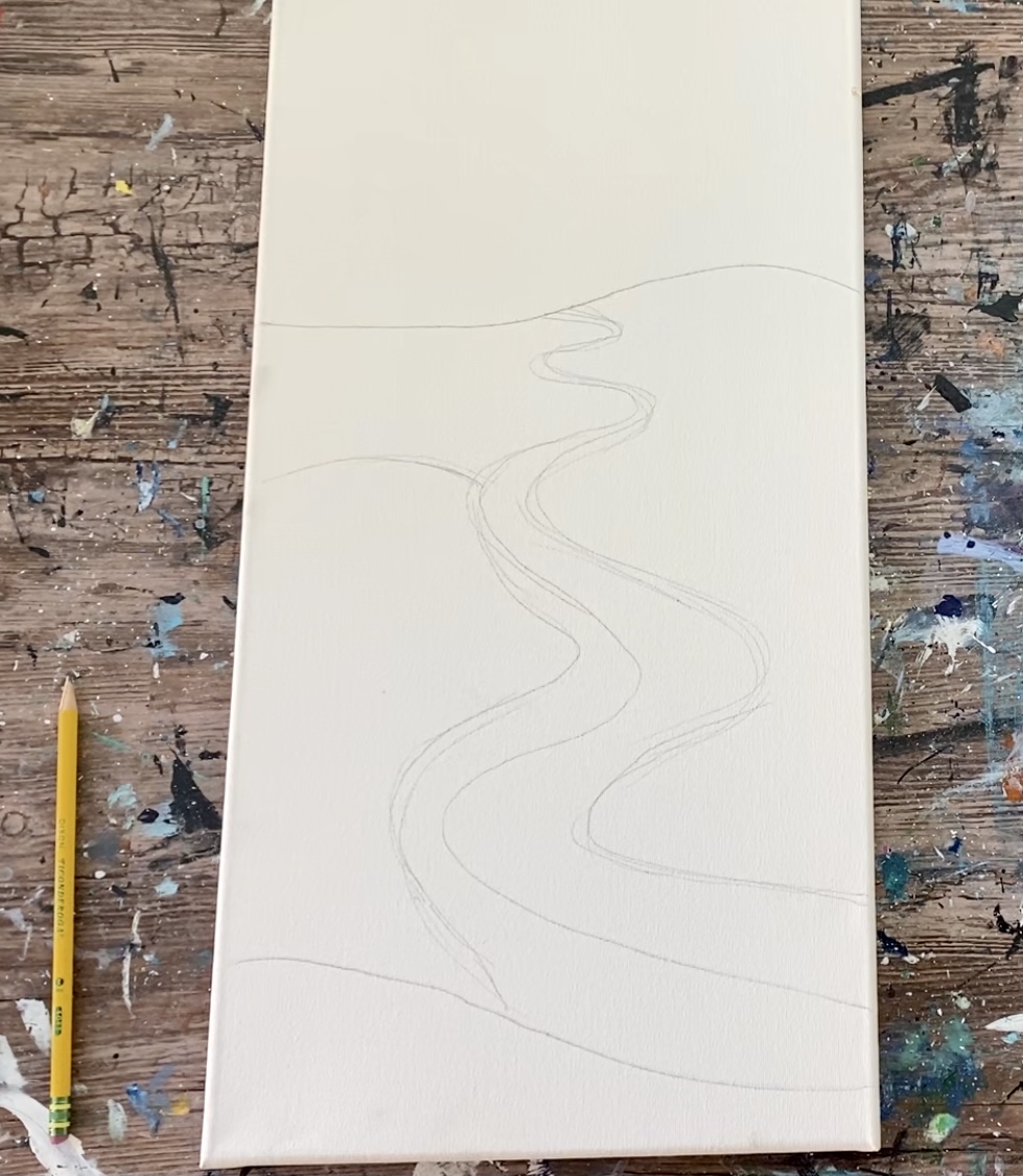 "Winter Wonderland" on Long Canvas - Tracie Kiernan - Step By Step Painting