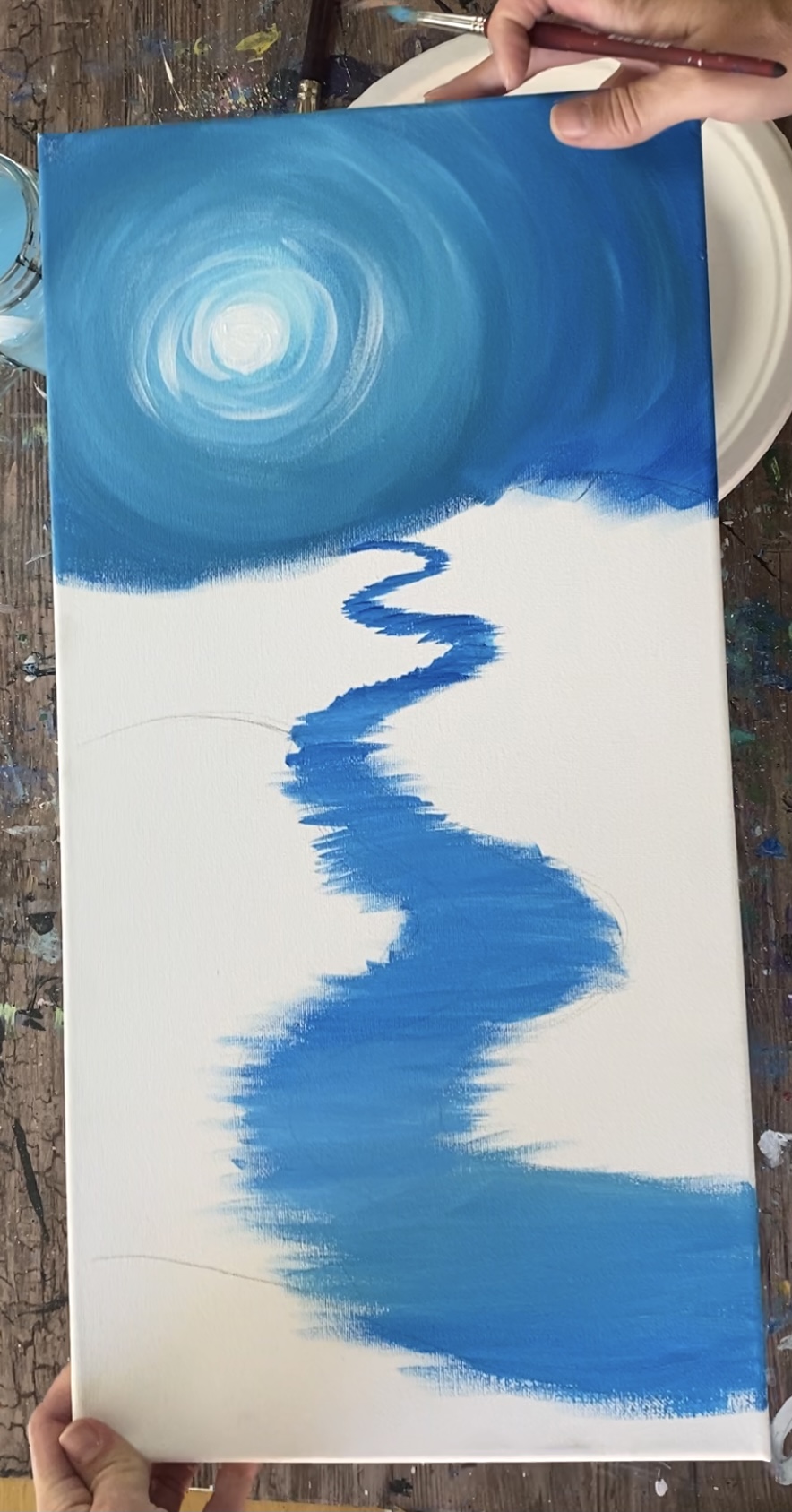 "Winter Wonderland" on Long Canvas - Tracie Kiernan - Step By Step Painting