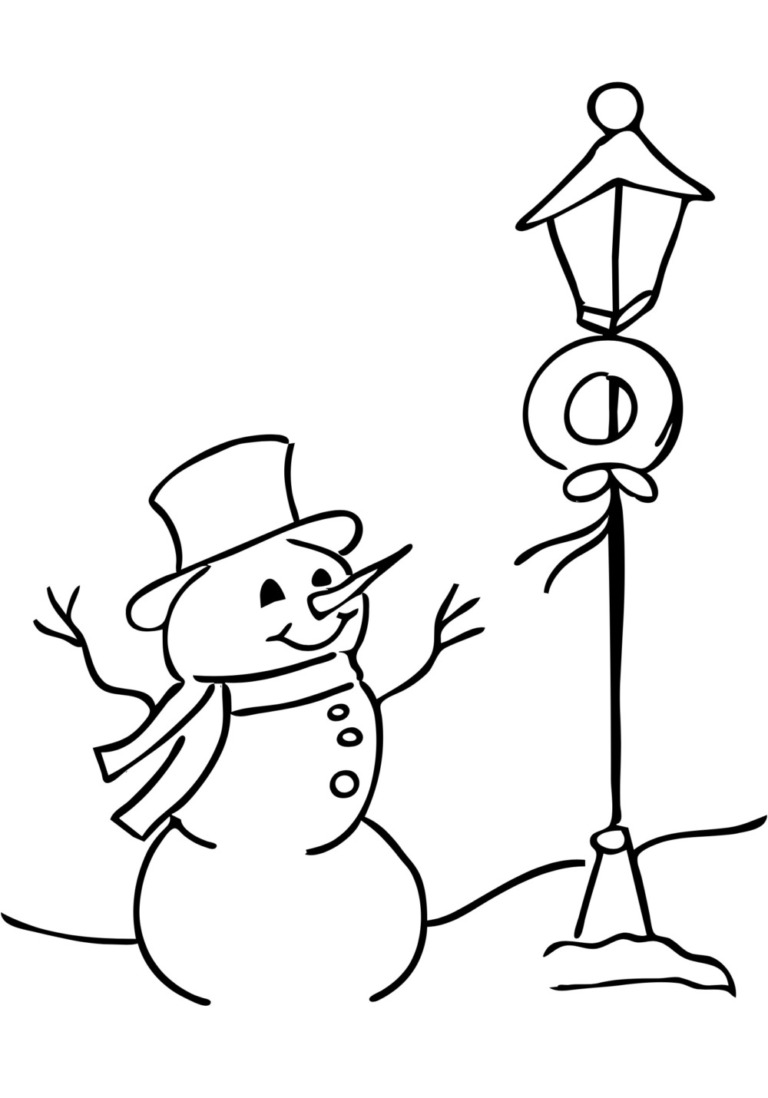 "Hopeful Snowman" Acrylic Painting Tutorial Snowman And A Lamppost ...