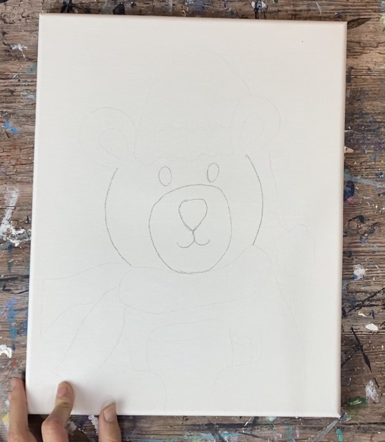 How To Paint A Polar Bear Easy - Tracie Kiernan - Step By Step Painting