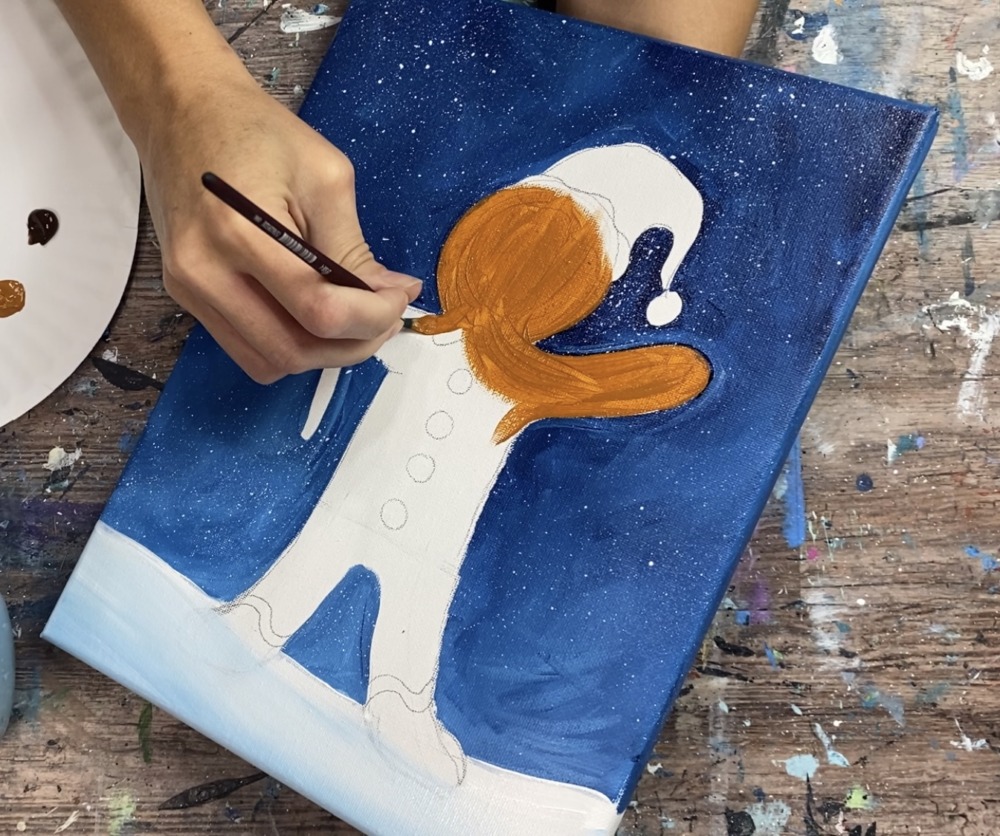 Gingerbread Man Acrylic Painting Tutorial - Tracie Kiernan - Step By ...