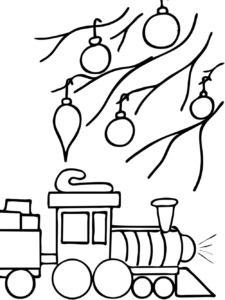 Christmas Train Traceable - Tracie Kiernan - Step By Step Painting