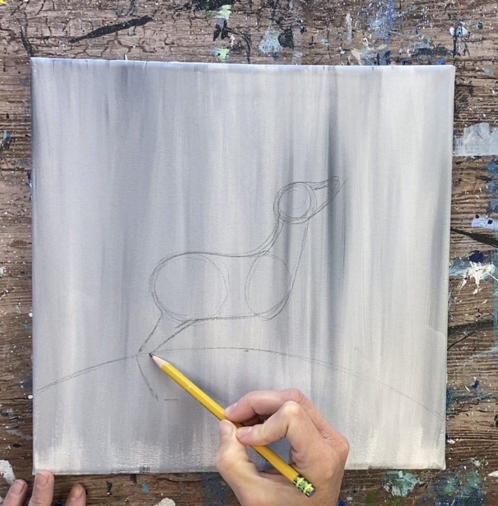 "Winter Friends" Acrylic Painting Tutorial - Tracie Kiernan - Step By ...