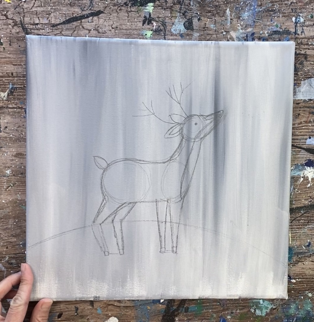 "Winter Friends" Acrylic Painting Tutorial - Tracie Kiernan - Step By ...