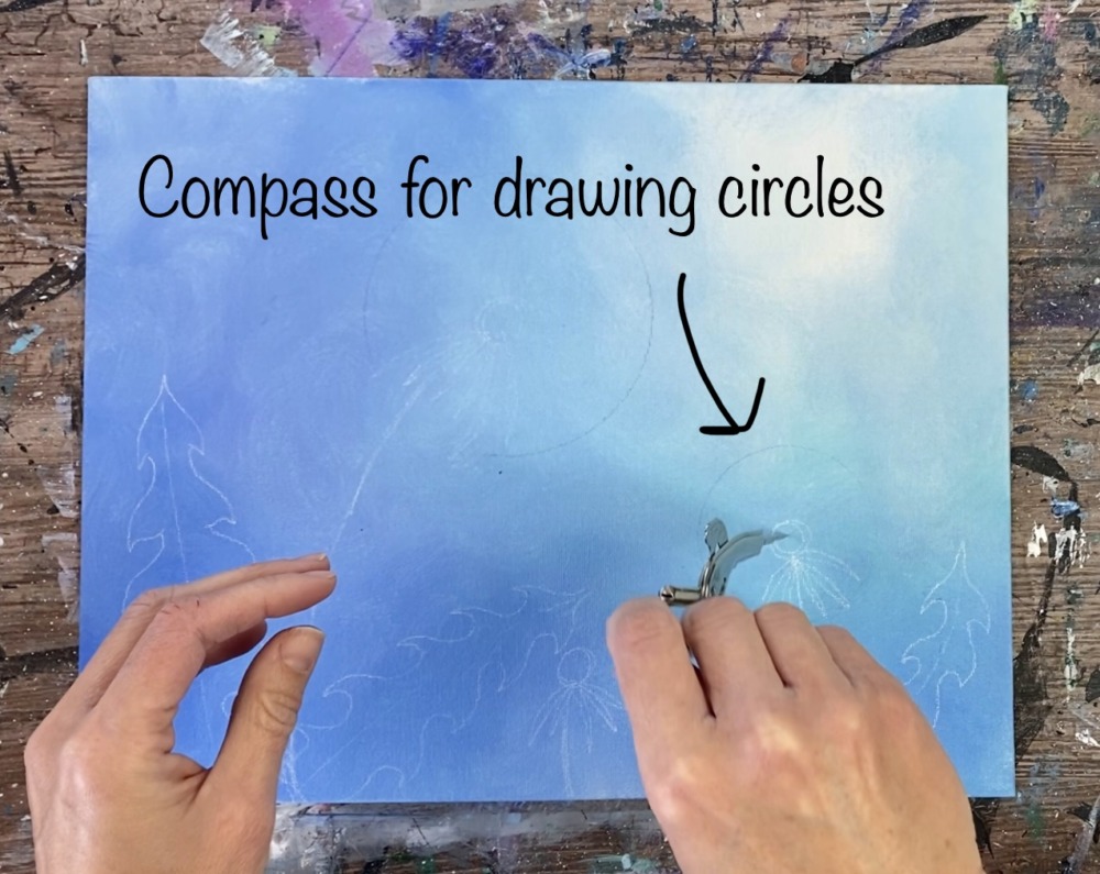 Painting Dandelions - Step By Step Acrylic Tutorial