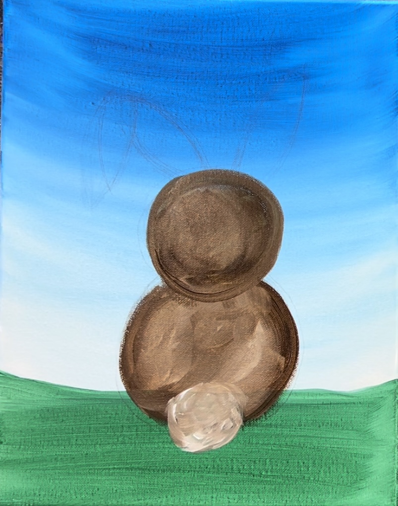 Chocolate Bunny Acrylic Painting Tutorial - Tracie Kiernan - Step By ...