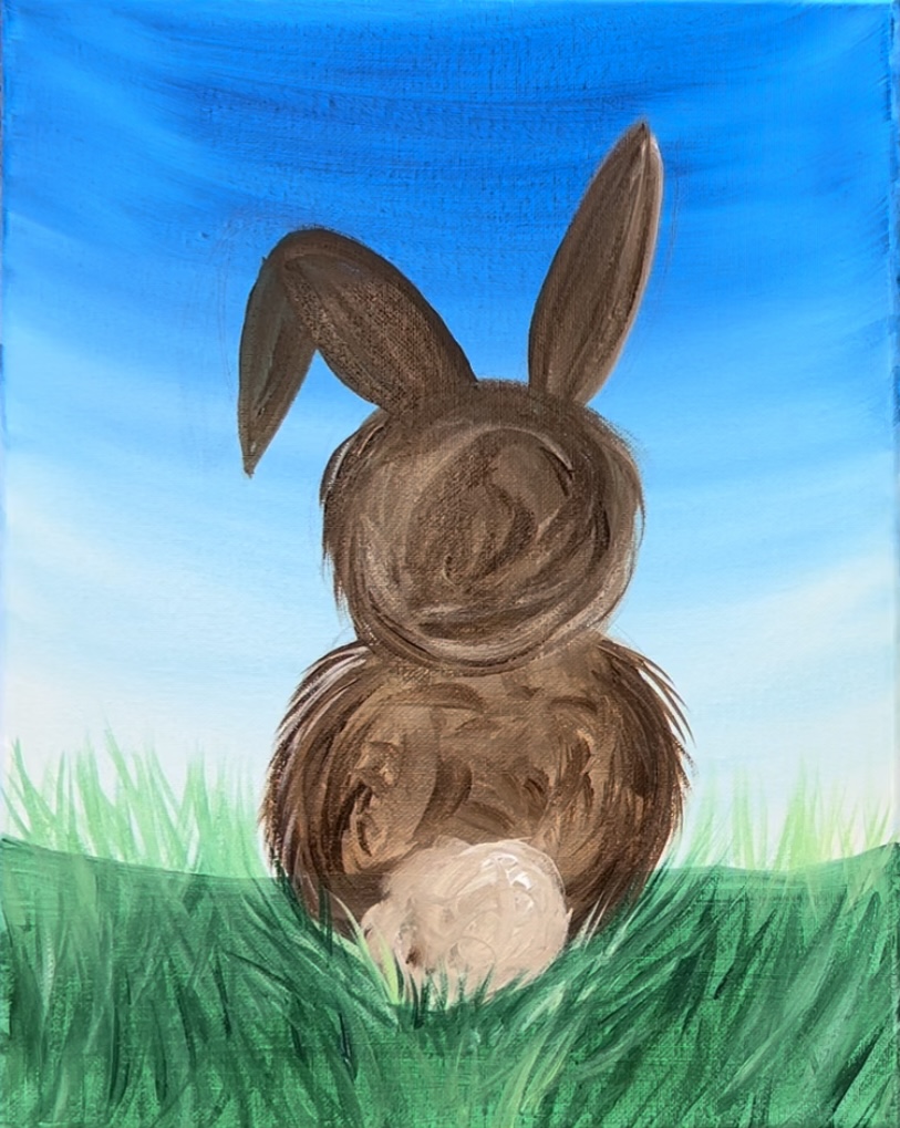 Chocolate Bunny Acrylic Painting Tutorial - Tracie Kiernan - Step By ...