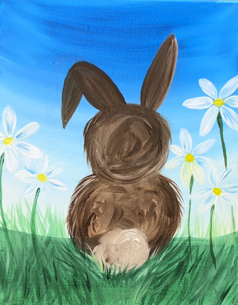 Chocolate Bunny Acrylic Painting Tutorial - Tracie Kiernan - Step By ...