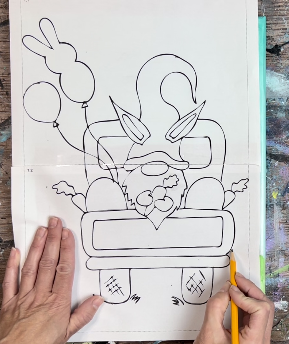 Easter Gnome Painting Tutorial - Tracie Kiernan - Step By Step Painting