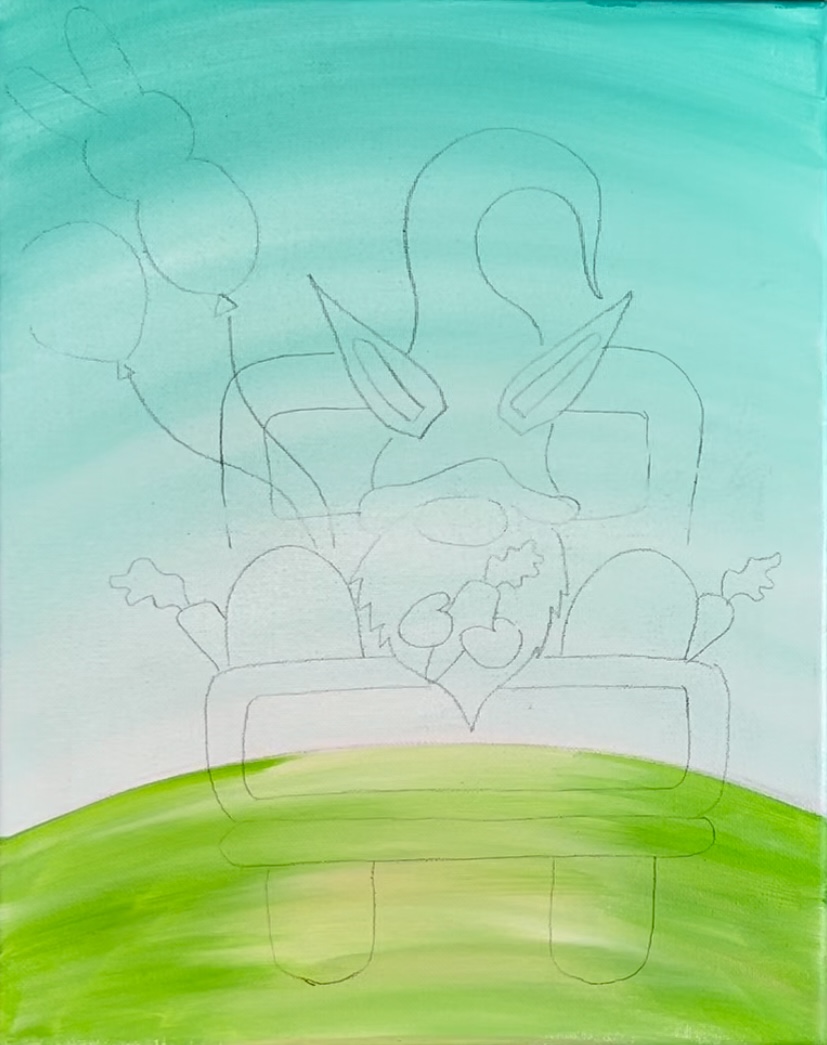 Easter Gnome Painting Tutorial - Tracie Kiernan - Step By Step Painting