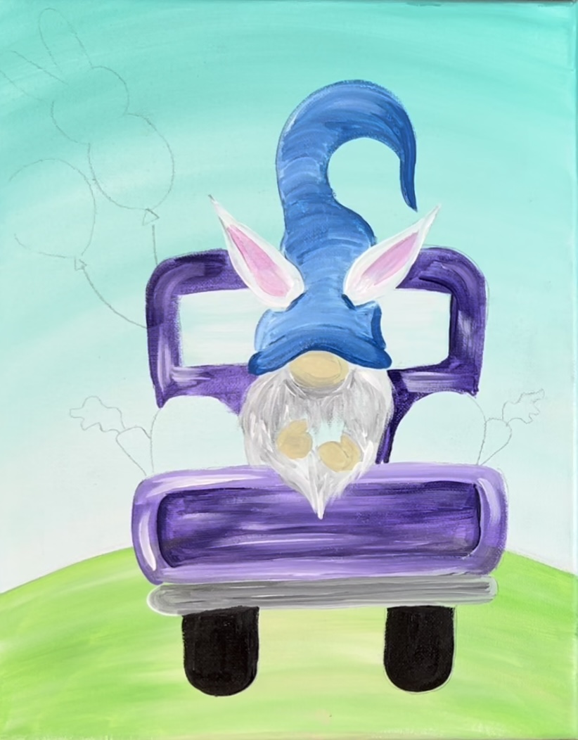 Easter Gnome Painting Tutorial - Tracie Kiernan - Step By Step Painting