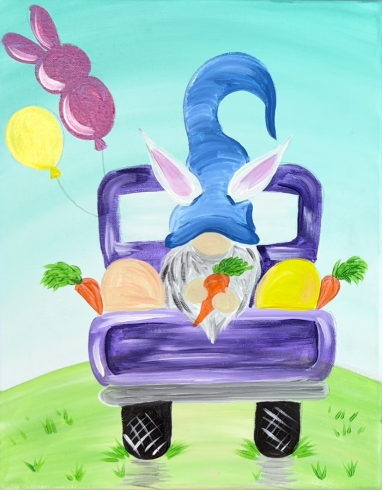 Easter Gnome Painting Tutorial - Tracie Kiernan - Step By Step Painting