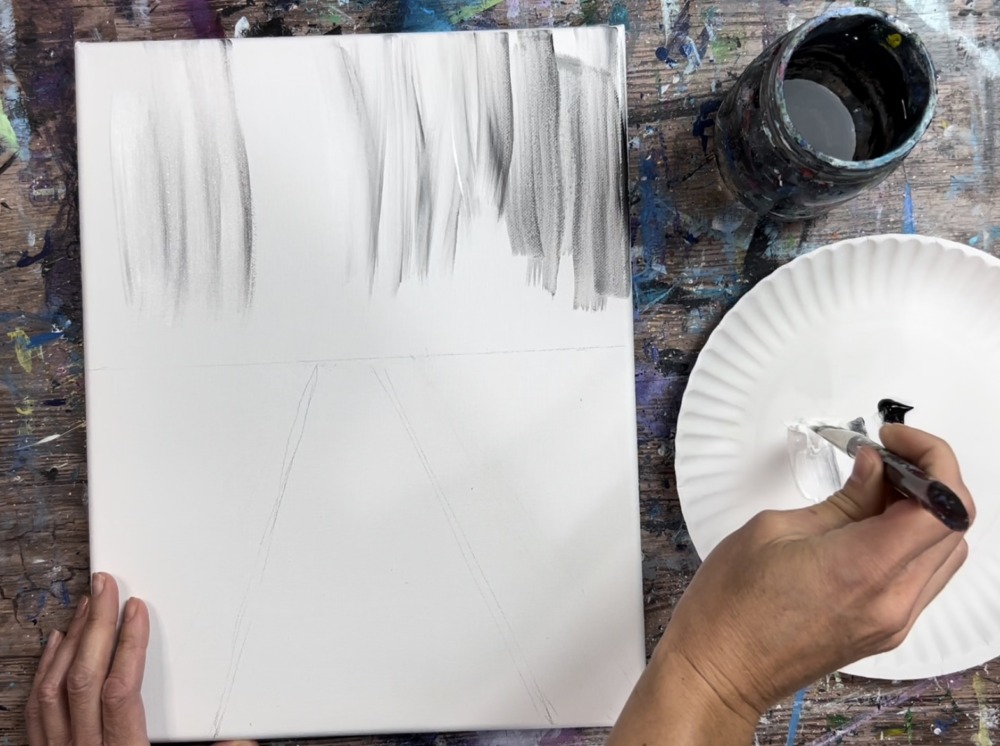 Walk In The Rain - Acrylic Painting Tutorial - Tracie Kiernan - Step By ...