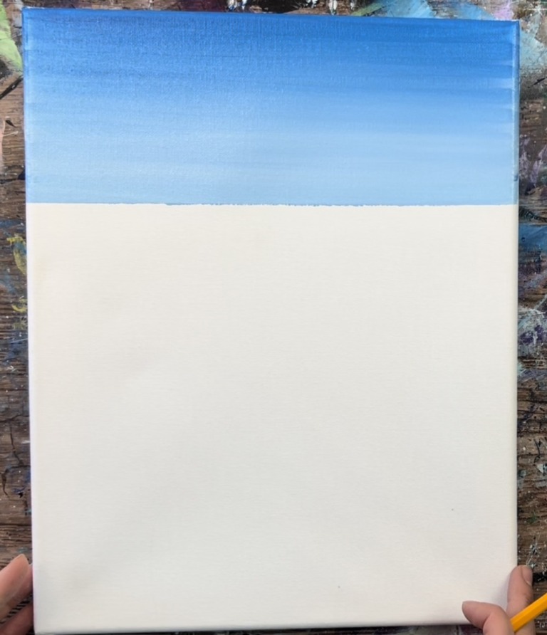 How To Paint A Beach - Acrylic Painting Tutorial