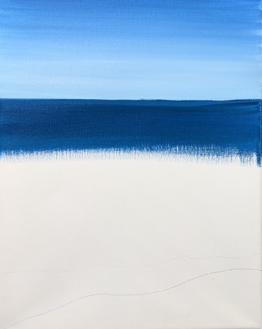 How To Paint A Beach - Acrylic Painting Tutorial