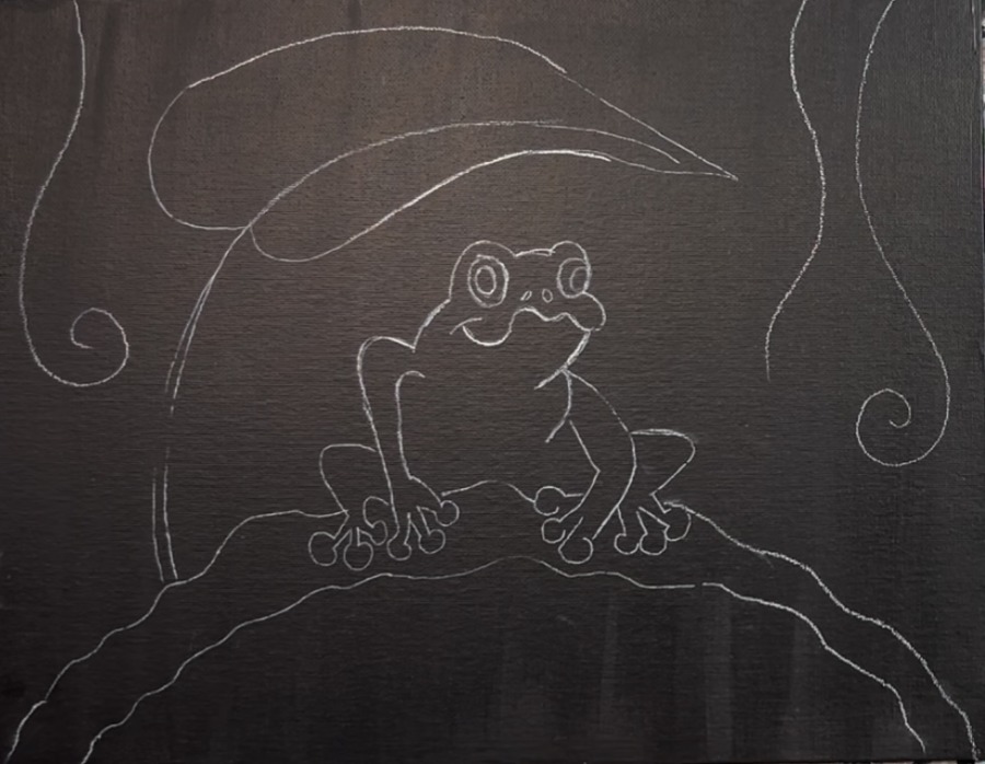 Frog Painting - Acrylic Tutorial For Beginners
