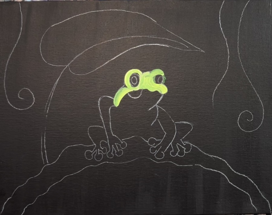 Frog Painting - Acrylic Tutorial For Beginners