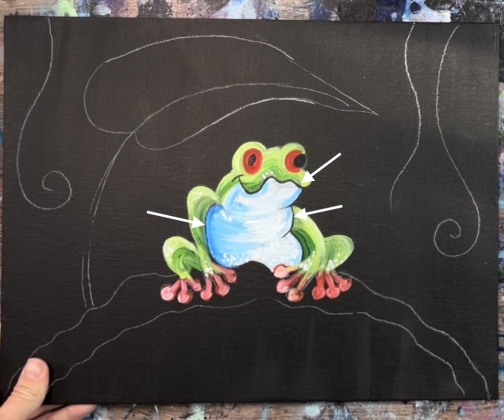 Frog Painting - Acrylic Tutorial For Beginners