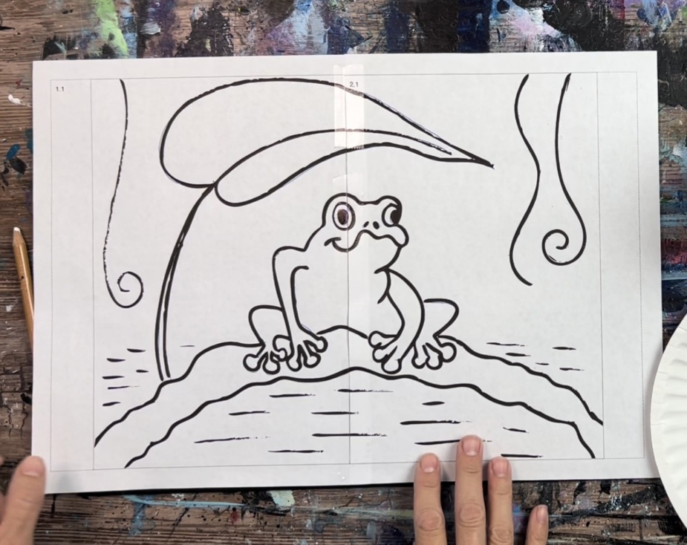 Frog Painting - Acrylic Tutorial For Beginners