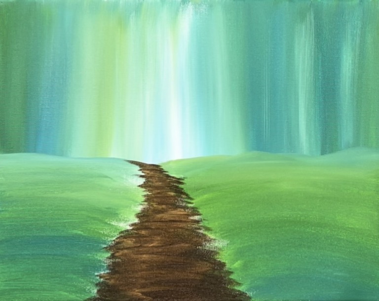 Forest Painting - Acrylic Painting Tutorial For Beginners