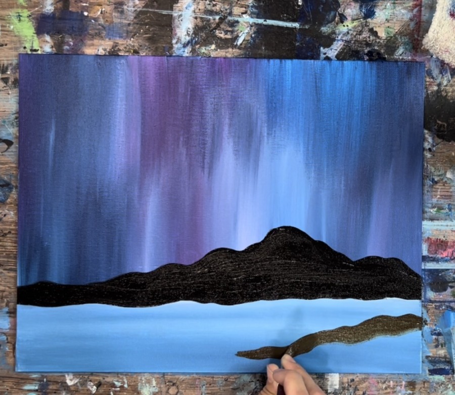 Desert Thunderstorm Painting - Acrylic Painting Tutorial - Tracie ...