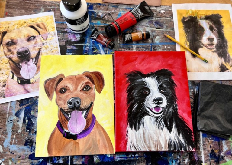 Pet Portraits - How To Paint Your Pet - Online Acrylic Tutorial ...