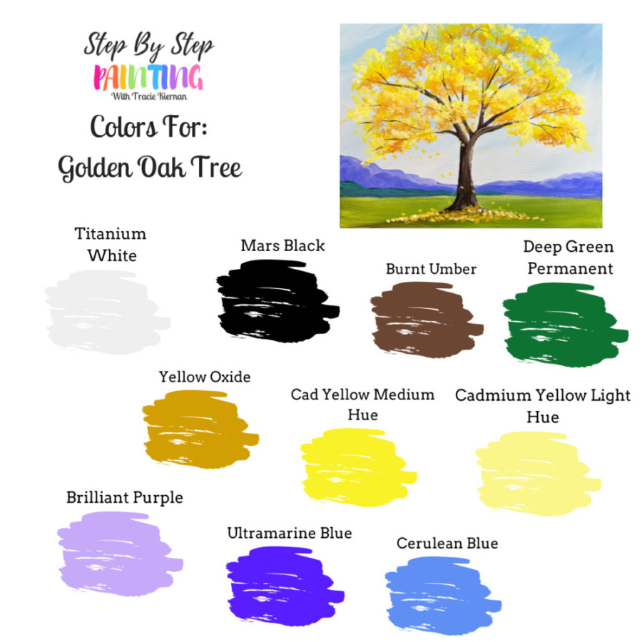 Paint A Fall Tree With Q-Tips! - Acrylic Painting Tutorial Online