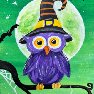 Halloween Owl - Acrylic Painting Tutorial - Tracie Kiernan - Step By ...